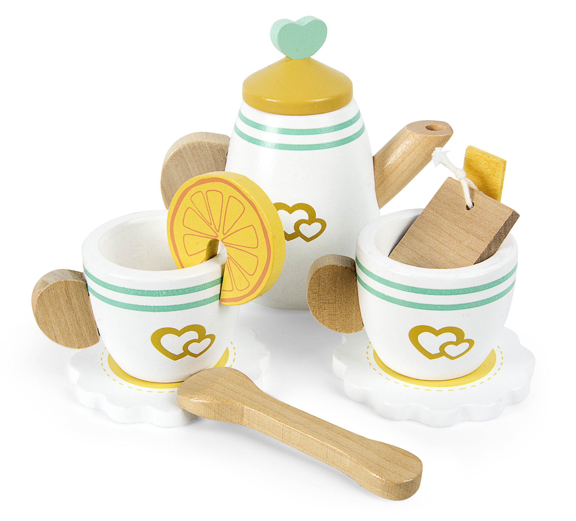 Tetera de madera para niños leomark.es